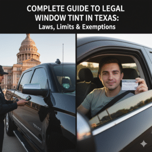 Legal Tint in Texas: Complete 2025 Guide to VLT Laws & Limits ...