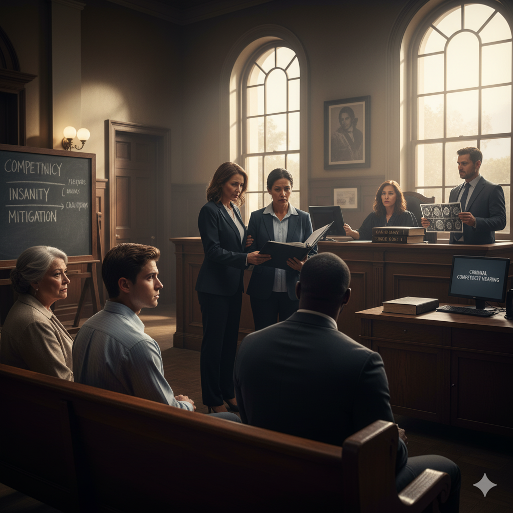 How Criminal Courts Consider Mental Health for Competency, Insanity ...
