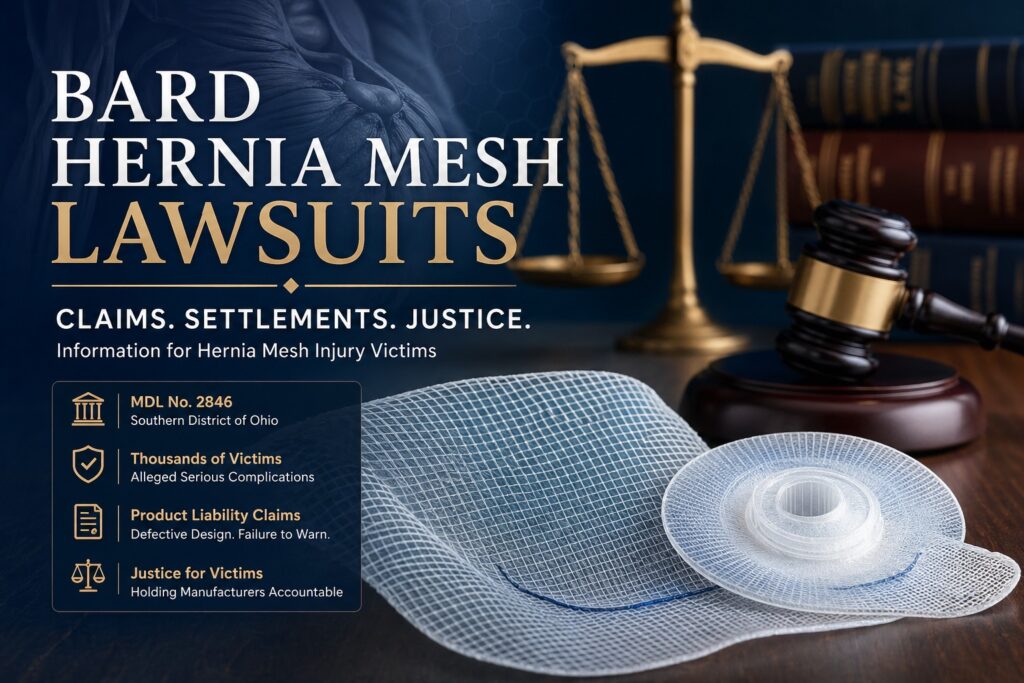 Bard Hernia Mesh Lawsuit: MDL 2846 Claims & Settlements- Credible Law